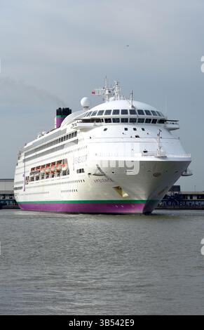 Cruise ship Ambience is a 245m (804ft) cruise ship launched in 1990 ...
