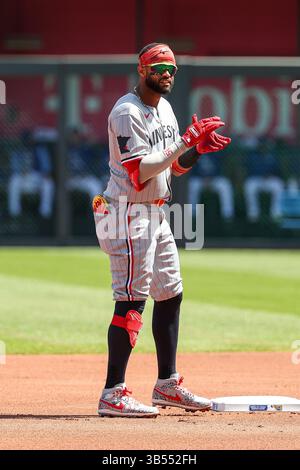 Minnesota Twins left fielder Willi Castro (50) in the fourth inning of ...