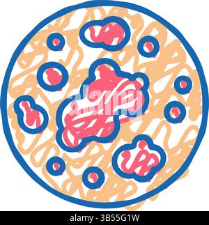 herpes skin disease icon doodle illustration Stock Vector Image & Art ...
