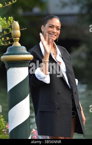 Italian singer Elodie at the 79 Venice International Film Festival 2022 ...