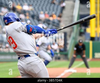 Chicago Cubs' Michael Busch runs the bases after hitting a home run ...