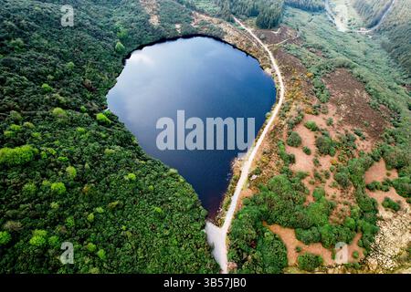 Bay Lough in the Knockmealdown Mountains of Tipperary, renowned for ...