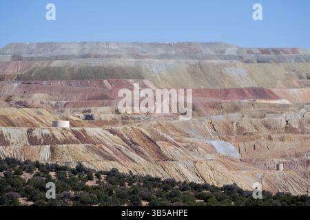Mine Tailings in the Santa Rita Open Pit Copper Mine in Hanover, New ...