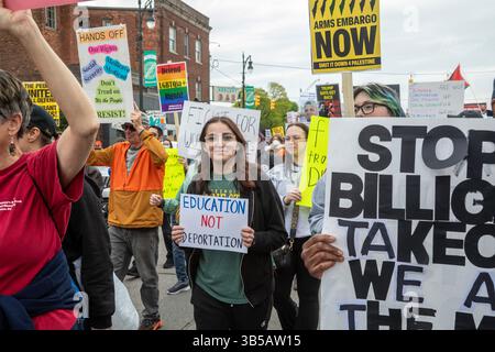 Detroit, United States. 01st May, 2025. Detroit, Michigan - Labor ...