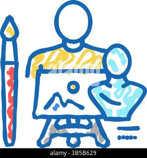 medical expert icon doodle illustration Stock Vector Image & Art - Alamy