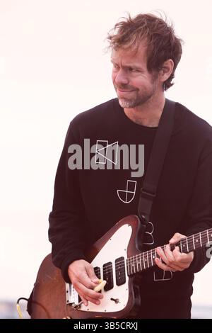 Aaron Dessner of Big Red Machine Band performs live on stage at Hafen ...