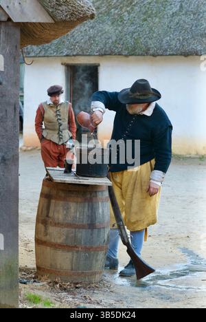 Jamestown Settlement living history museum in the Colonial National ...