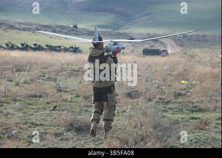 Military field exercises of various units of the defense forces Stock ...