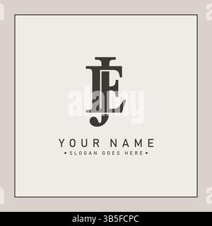 JE, EJ Abstract Letters Logo Monogram Stock Vector Image & Art - Alamy