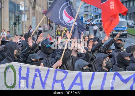Der Schwarze Block, Revolutionäre 1. Mai -Demonstration. 01.05.2025 ...