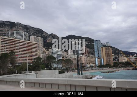 Beautiful place from Monaco city buildings, Monte Carlo area, travel ...