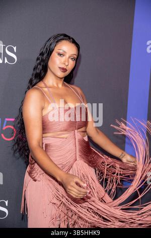 Kat Graham attends 2022 Harper's Bazaar ICONS & Bloomingdale's 150th ...