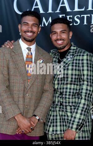 LOS ANGELES - SEP 24: Elijah Bell, Isaac Bell at the 2022 Catalina Film ...