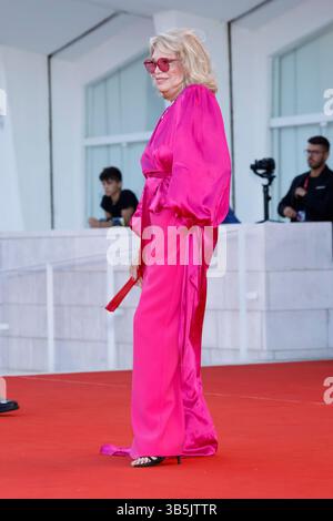 Amanda Lear attends the "Il Signore Delle Formiche" red carpet at the ...