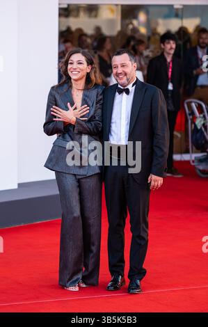 Matteo Salvini attends "The Son" red carpet at the 79th Venice ...