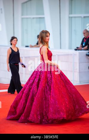 Guest attends "The Son" red carpet at the 79th Venice International ...