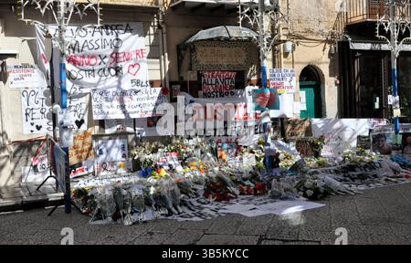 Monreale, . 02nd May, 2025. Palermo. Funeral in Monreale of the three ...