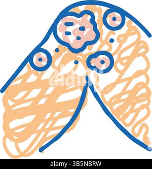 atopic dermatitis icon doodle illustration Stock Vector Image & Art - Alamy