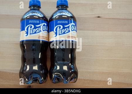 April 18 2025 - Calgary alberta Canada - Pepsi Cream Soda Flavour with ...