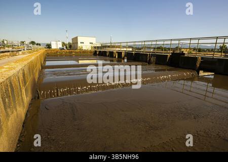 Wastewater treatment facility - Sewage Treatment. Also called municipal ...