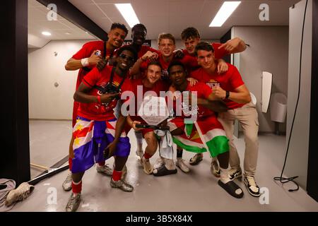 Rotterdam - Goalkeeper Thijmen Holla of Excelsior Rotterdam during the ...
