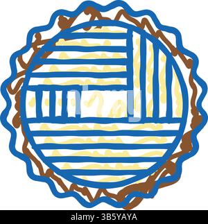 trailer with wood timber icon doodle illustration Stock Vector Image ...