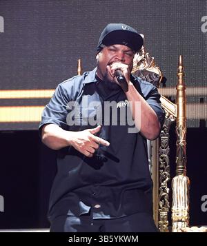 Ice Cube performs during the 2022 NFL Draft on Friday, April 29, 2022 ...
