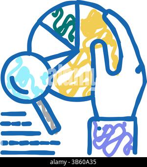 intellectual property management icon doodle illustration Stock Vector ...