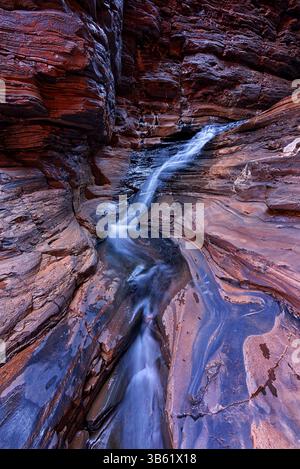 The lower section of Weano Gorge, Karijini, Western Australia. This ...