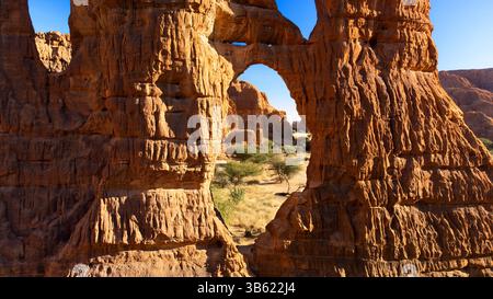 Ennedi Plateau is located in Northeast of Chad Stock Photo - Alamy