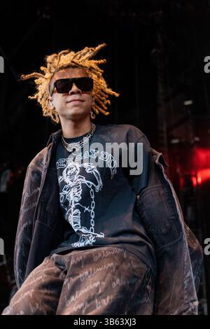 Iann Dior during the Summerfest Music Festival on June 21, 2025, in ...