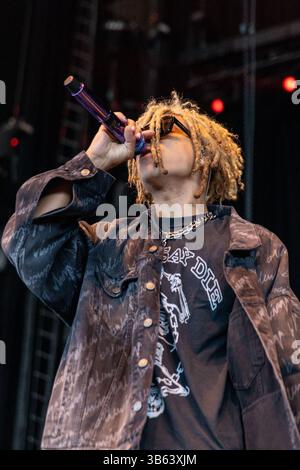 Iann Dior during the Summerfest Music Festival on June 21, 2025, in ...