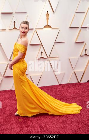Julianne Hough arrives at the Oscars on Sunday, March 27, 2022, at the ...