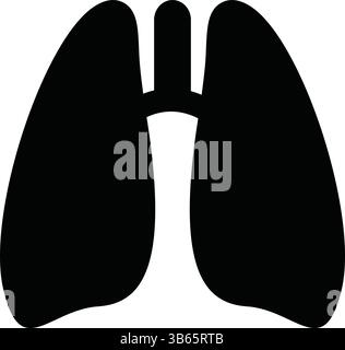 Lungs human icon vector illustration Stock Vector Image & Art - Alamy