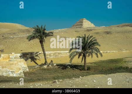 near Memphis, Egypt, is probably the first monumental stone structure ...