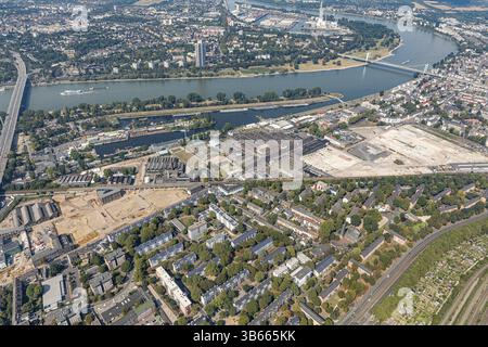 The area around the Deutz gas engine factory in the south of Cologne ...