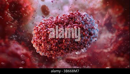 Mpox virus, illustration. Previously known as monkeypox, this zoonotic ...