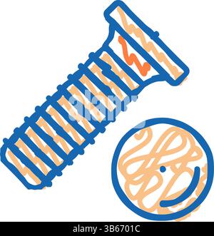 standoff screw icon doodle illustration Stock Vector Image & Art - Alamy
