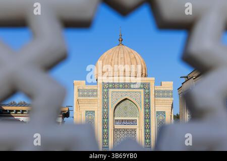 The Islam Karimov Mausoleum (first president of Uzbekistan from 1991 ...
