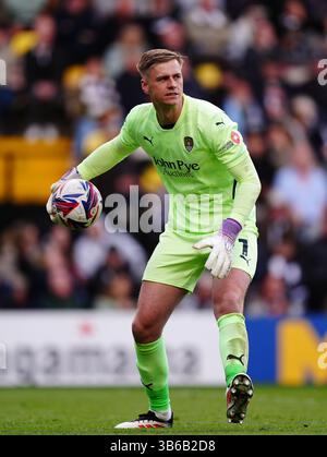 Notts County goalkeeper Alex Bass during the Sky Bet League Two match ...
