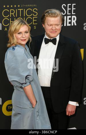 Kirsten Dunst, and Jesse Plemons attend the 83rd annual Golden Globe ...