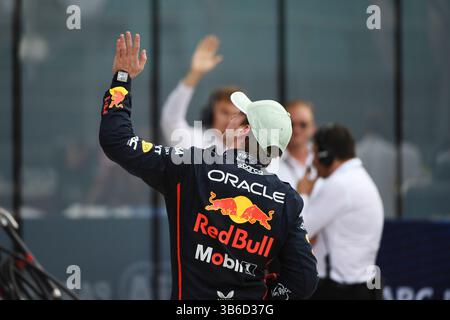 Formula 1 Fans cheering at the Qualifying Race ahead of the Formula 1 ...