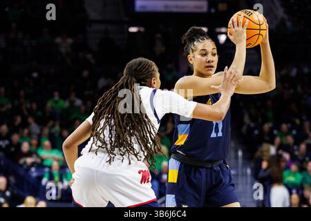 Mississippi Forward Madison Scott 24 Stands On The Court In The First