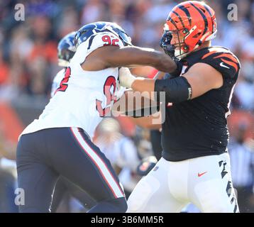 Houston Texans defensive end Dylan Horton arrives for the NFL football ...