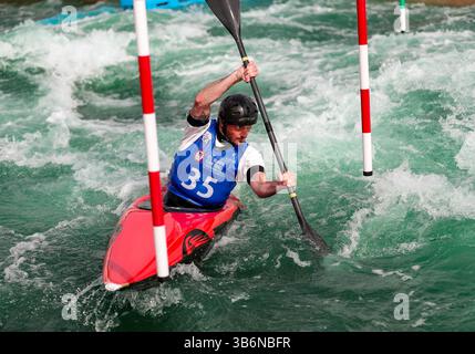 April 26, 2024: Ethan Van Horn (35) during US Olympic Mens Kayak Team ...
