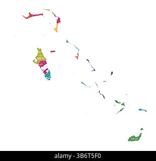 Bahamas region word cloud. Country shape design. Bahamas colored ...