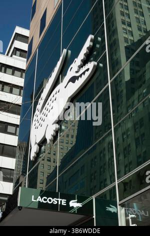 Lacoste clothing line flagship store at 575 5th Ave, New York City ...