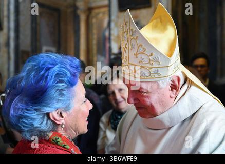 French Cardinal ‘papabile’ Jean-Marc Aveline celebrates a mass at Santa ...