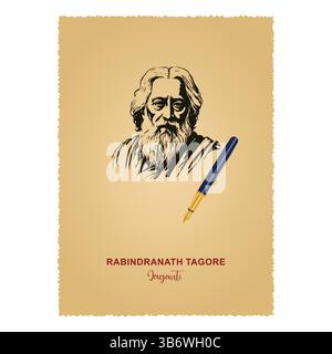 Rabindra Jayanti | Stock Vector Image & Art - Alamy