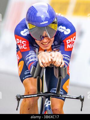 Oscar Onley of Picnic PostNL during the Tour de France 2025, UCI ...